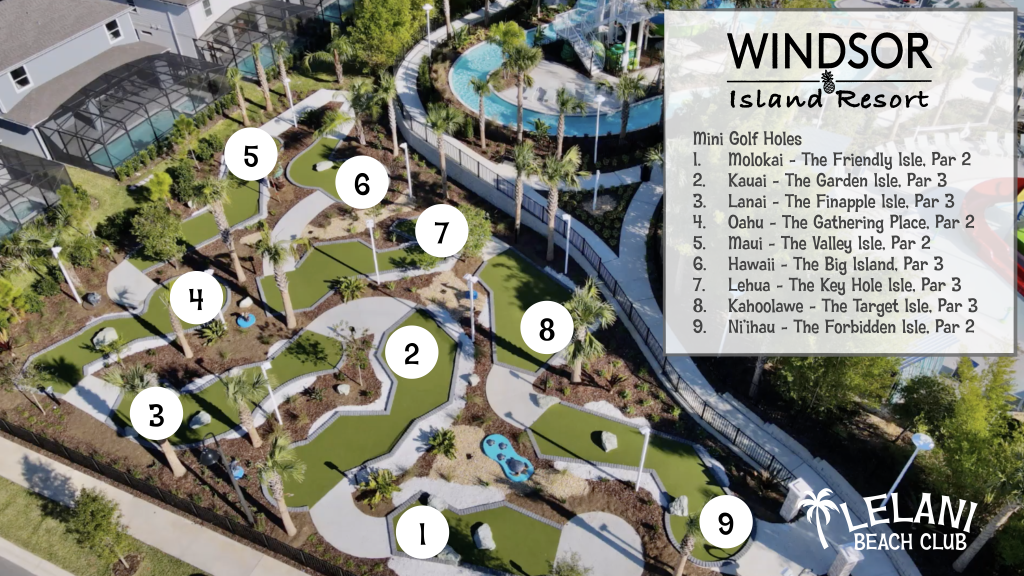 Windsor Island Mini Golf - Lelani Beach Club at Windsor Island Resort