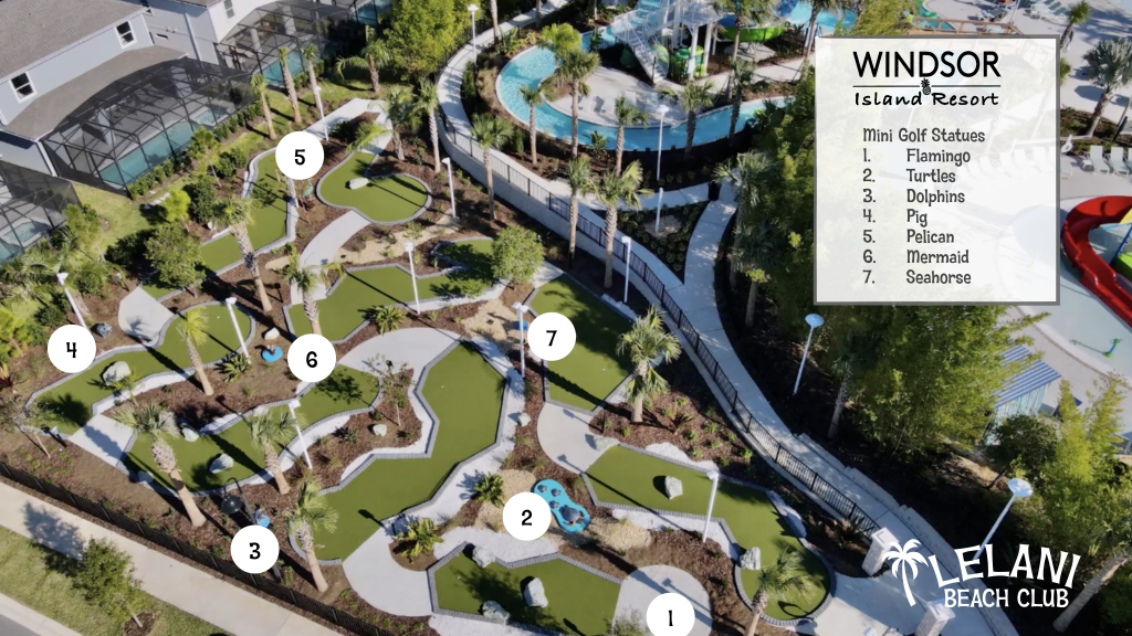 Windsor Island Mini Golf - Lelani Beach Club at Windsor Island Resort